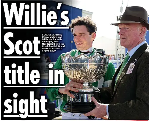 Willie’s Scot title in sight - PressReader