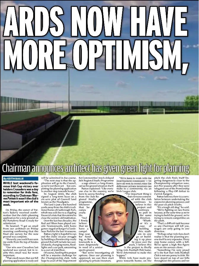 ARDS NOW HAVE GROUNDS FOR MORE OPTIMISM, REVEALS PATTON - PressReader