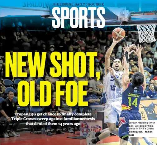 NEW SHOT, OLD FOE - PressReader