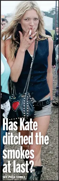 Has Kate ditched the smokes at last? - PressReader