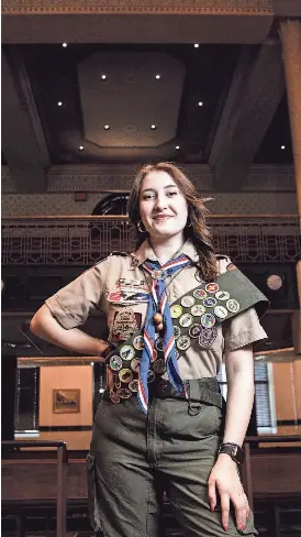 Tenn. girl defies critics, now Eagle Scout - PressReader