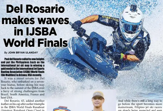 Del Rosario makes waves in IJSBA World Finals - PressReader