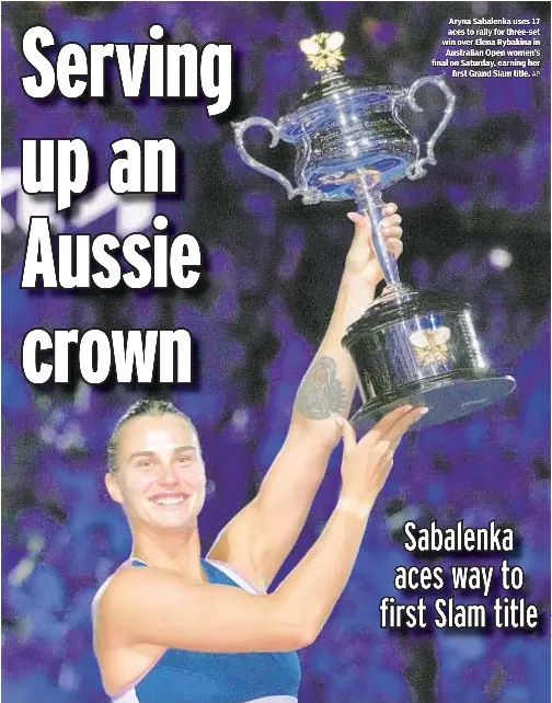 Serving up an Aussie crown - PressReader