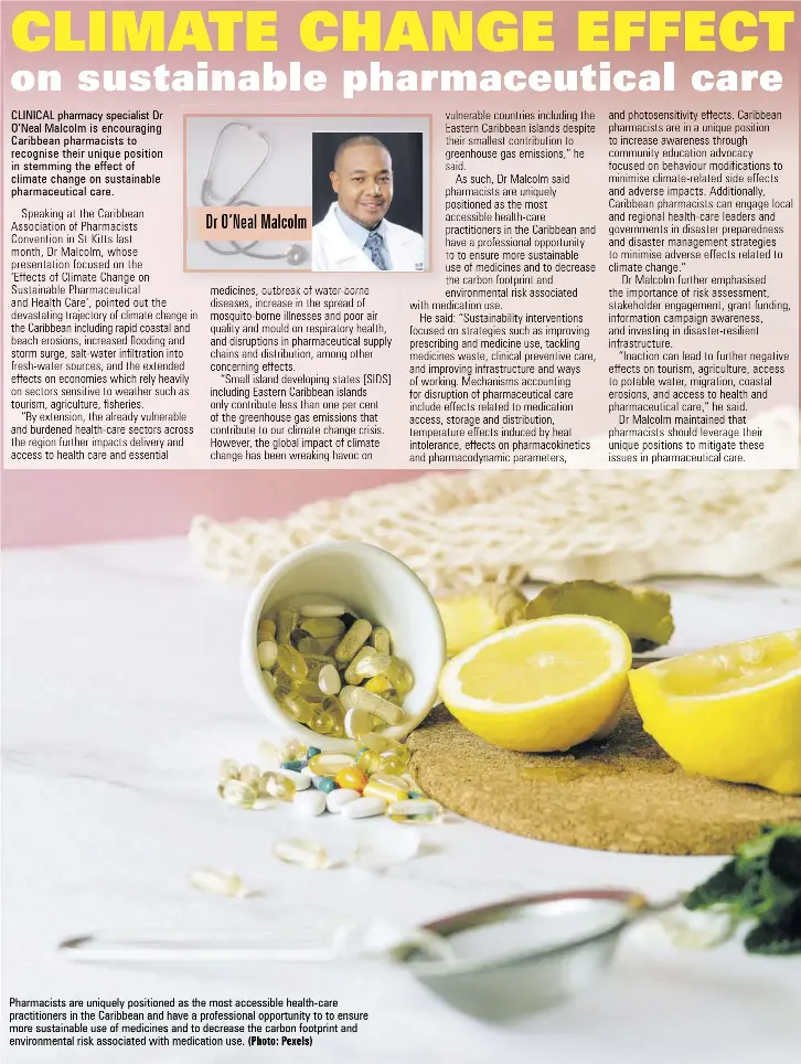 CLIMATE CHANGE EFFECT on sustainabl­e pharmaceut­ical care - PressReader