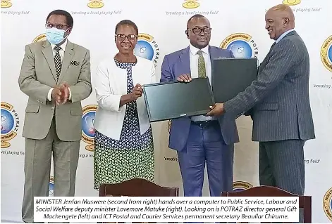 POTRAZ COMMENDED FOR COMPLEMENT­ING E-GOVERNMENT - PressReader