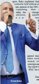 UDC’s constituti­on amendment delays to favour BPF - PressReader