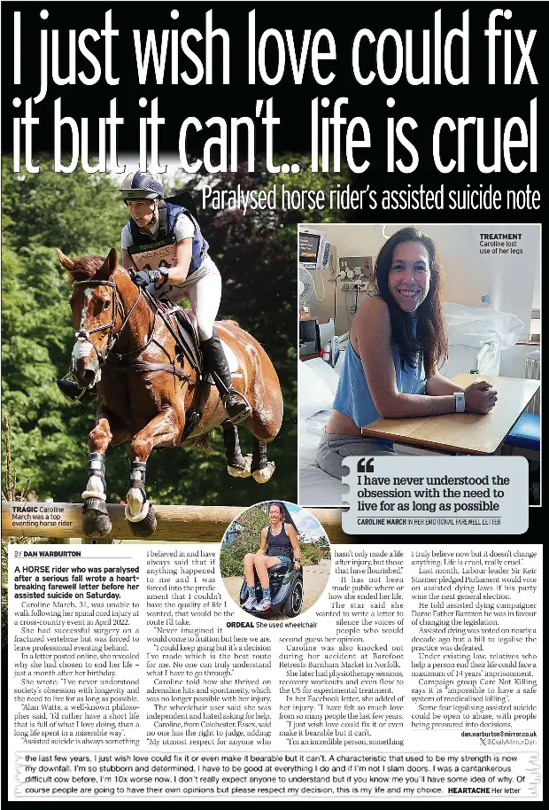 I just wish love could fix it but it can’t.. life is cruel - PressReader