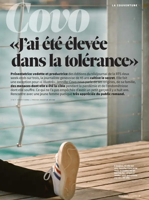 En couverture Jennifer Covo, confidence­s d’une star de l’info ...