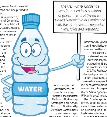 The Freshwater Challenge is on - PressReader