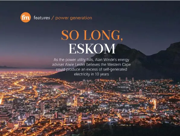 SO LONG, ESKOM - PressReader