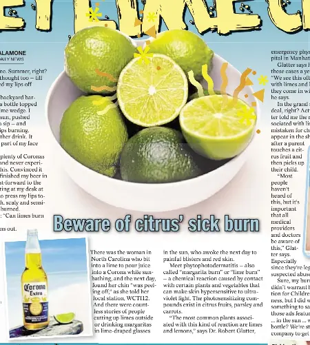 Beware of citrus’ sick burn - PressReader