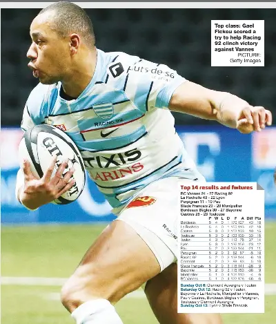 Stade get back into winning routine - PressReader