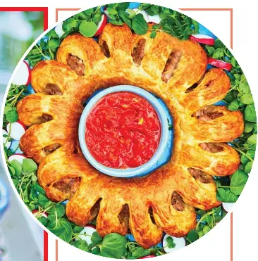 Recipe: SAUSAGE ROLL CROWN WITH TOMATO RELISH | The Irish Mail on ...