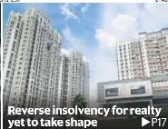Reverse insolvency for realty yet to take shape - PressReader