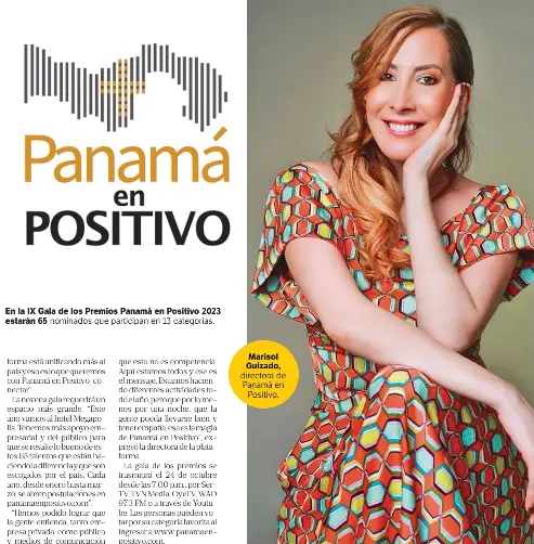 El público ya puede votar en los Premios Panamá en Positivo - PressReader