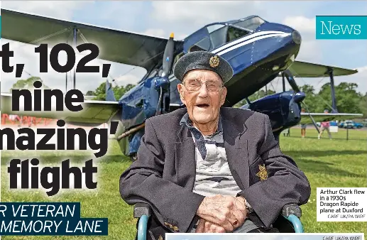 War pilot, 102, on cloud nine after ‘amazing’ Duxford flight - PressReader