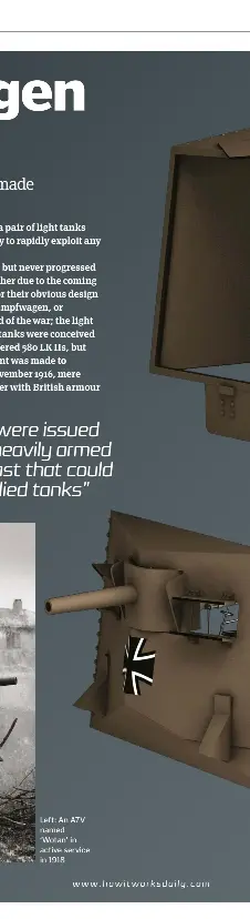 Inside the A7V tank - PressReader