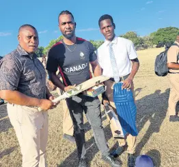 Cricket gear presented to St Catherine High - PressReader