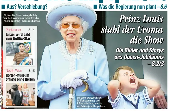 Prinz Louis stahl der Uroma die Show - PressReader