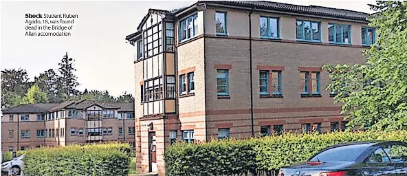 Student named after death at Stirling halls - PressReader