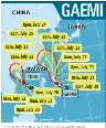 Tropical storm moving toward Taiwan - PressReader