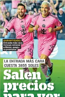 Salen precios para ver a Messi - PressReader