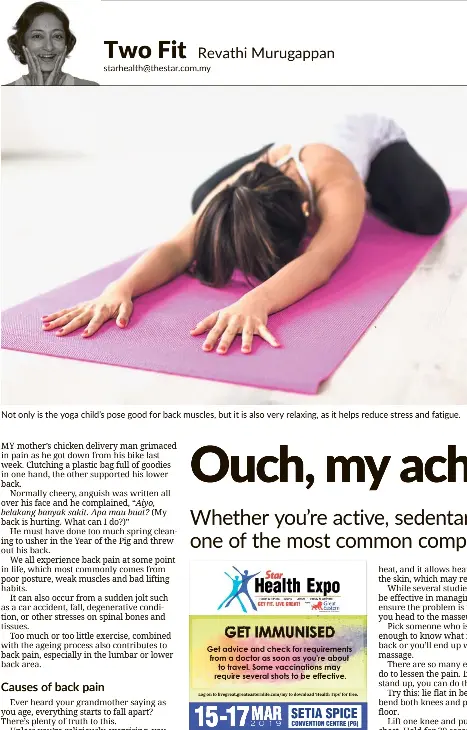 Ouch, my achy back! - PressReader