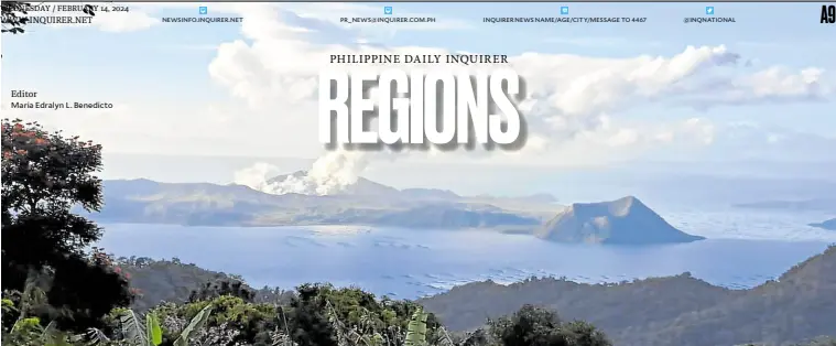 TAAL VOLCANO SPEWS HIGH VOLUME OF TOXIC GAS ANEW - PressReader