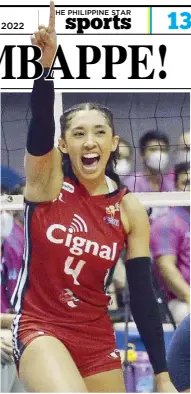 Cignal upsets Creamline, nears finals - PressReader