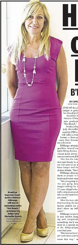H’wood courts hottie B’klyn judge gets TV gig - PressReader
