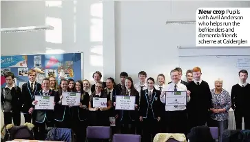 Calderglen High befriender­s and dementia friends join in training ...