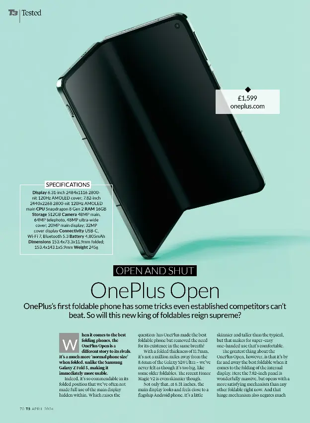 ONEPLUS OPEN - PressReader