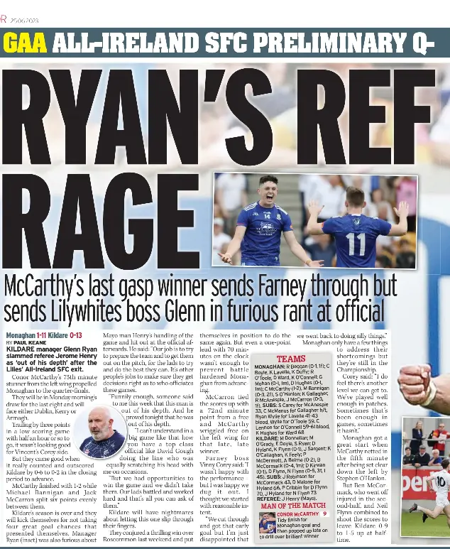RYAN’S REF RAGE - PressReader