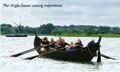 ROWING LIKE THE ANGLO-SAXONS - PressReader