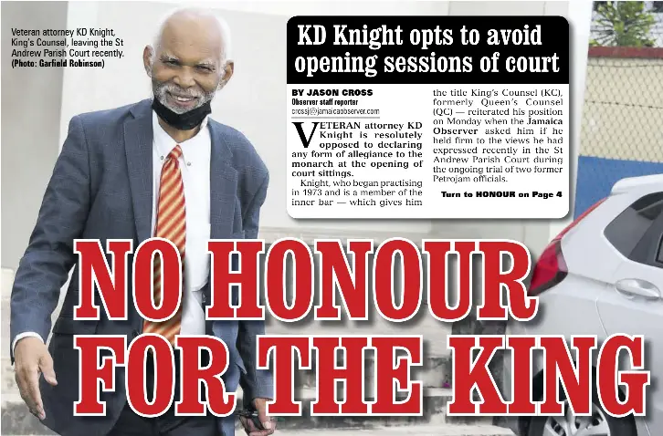 NO HONOUR FOR THE KING - PressReader