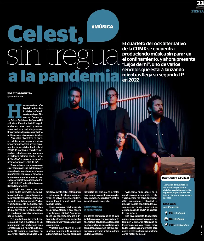 Celest, sin tregua a la pandemia - PressReader