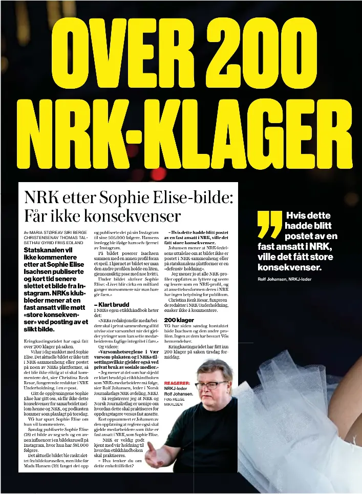 OVER 200 NRK-KLAGER - PressReader