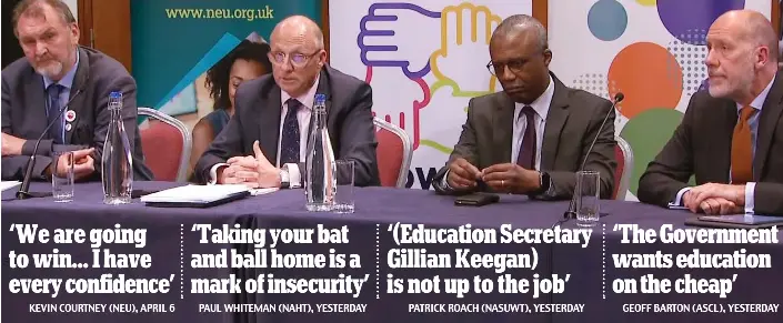 Teaching unions vow: We’ll work together to shut every state school in England in autumn ...