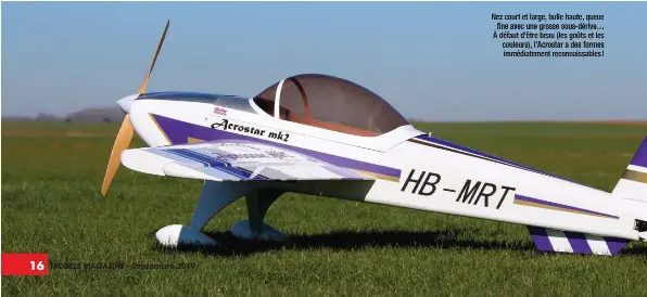 ACROSTAR MK2 DE RT DESIGN / HACKER MOTOR Voltigez différemme­nt ...
