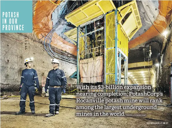 With its $3-billion expansion nearing completion, PotashCorp’s ...