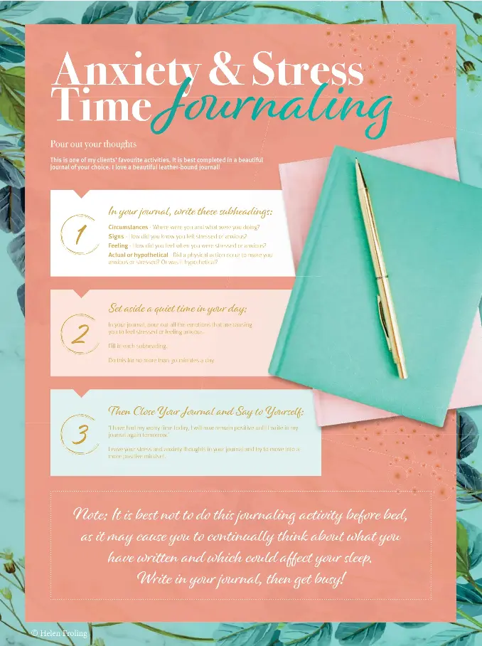 Anxiety & Stress Time journaling - PressReader