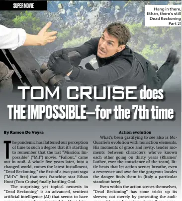 TOM CRUISE does THE IMPOSSIBLE—for the 7th time - PressReader