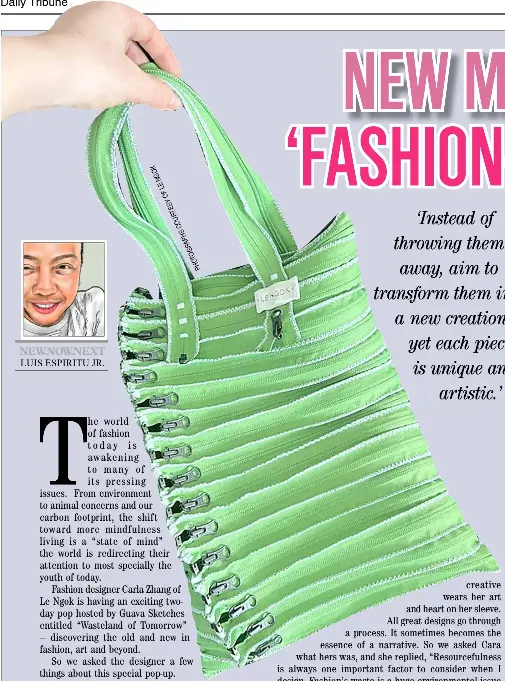 NEW MEANING OF ‘FASHION-CONSCIOUS’ - PressReader