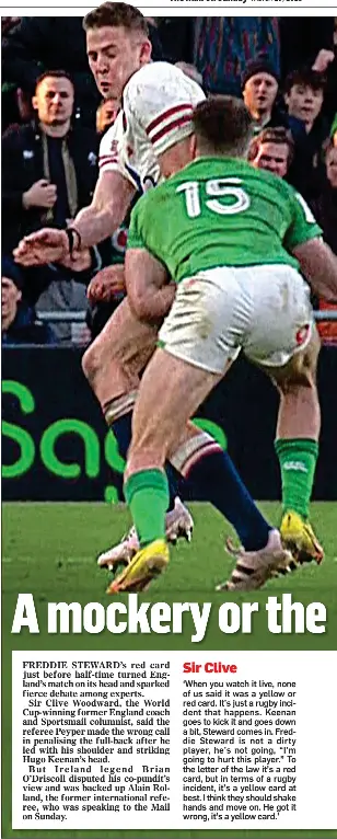 A mockery or the right red card? - PressReader