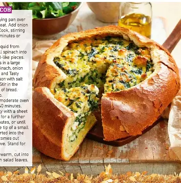 SPINACH AND FETA FRITTATA COB - PressReader