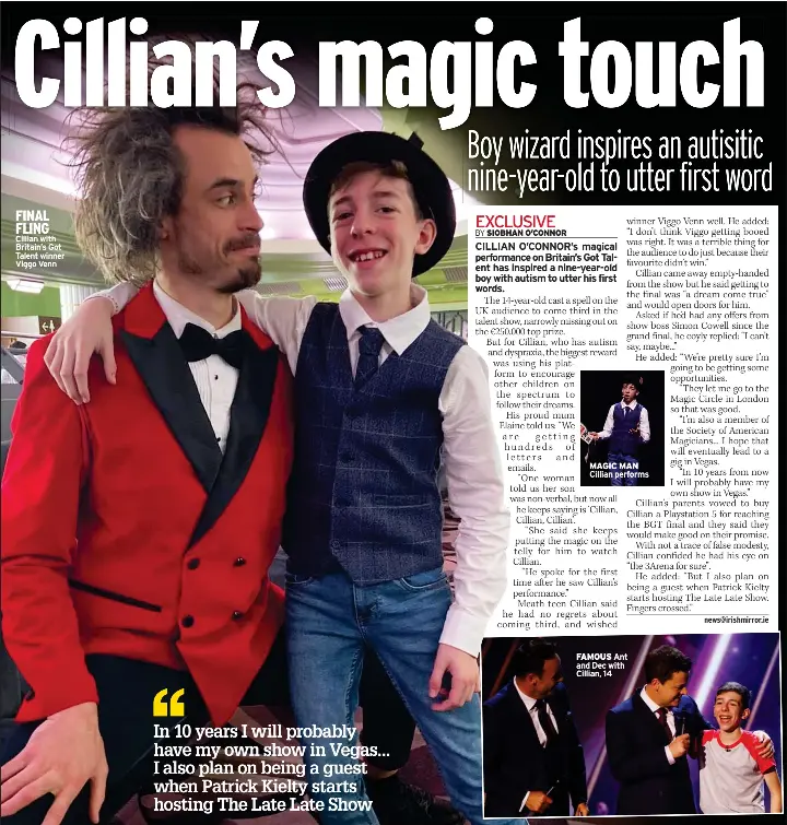 Cillian’s magic touch - PressReader