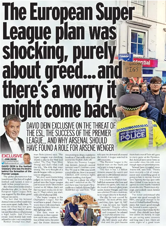 The European Super League plan was shocking, purely about greed... and there’s a worry it might ...