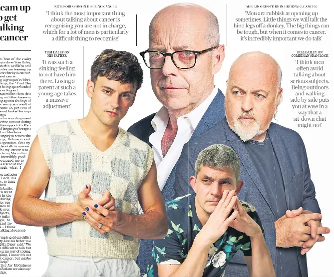 Stars team up to help get men talking about cancer - PressReader