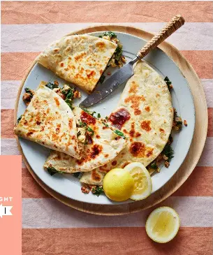 Cheat’s beef & silverbeet gozleme - PressReader