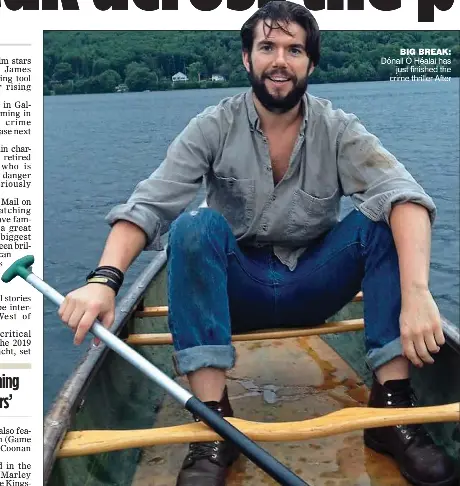 Dónall relishing his big break across the pond - PressReader